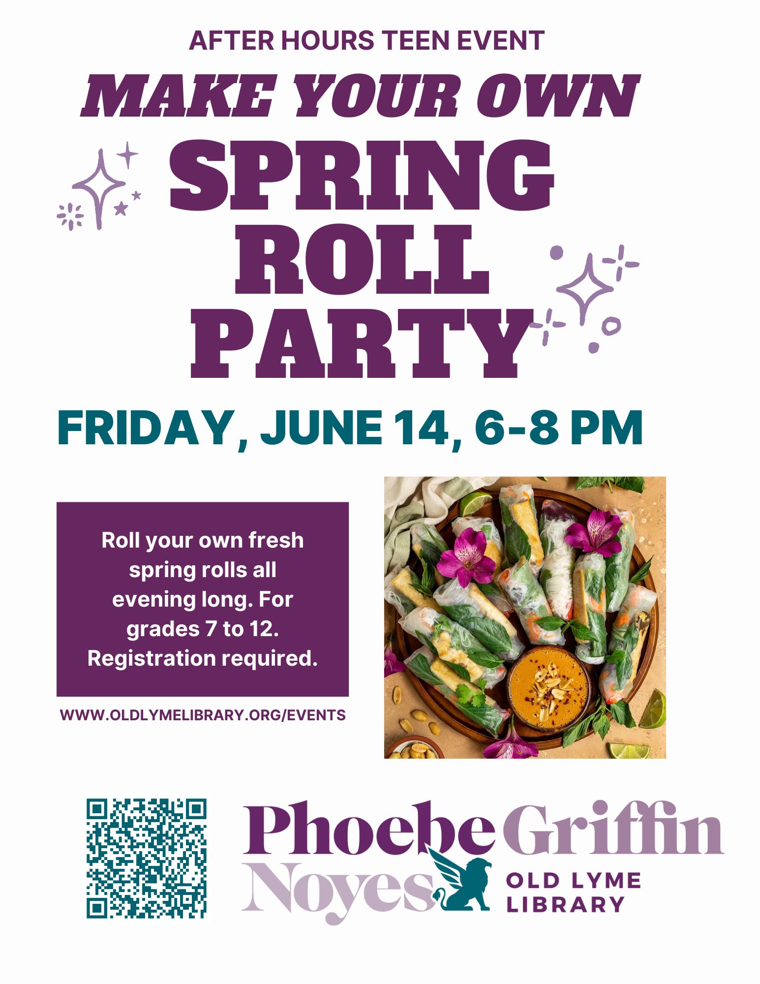 Roll Your Own Spring Roll Party! – Friday, June 14 at 6:00pm - Old Lyme ...