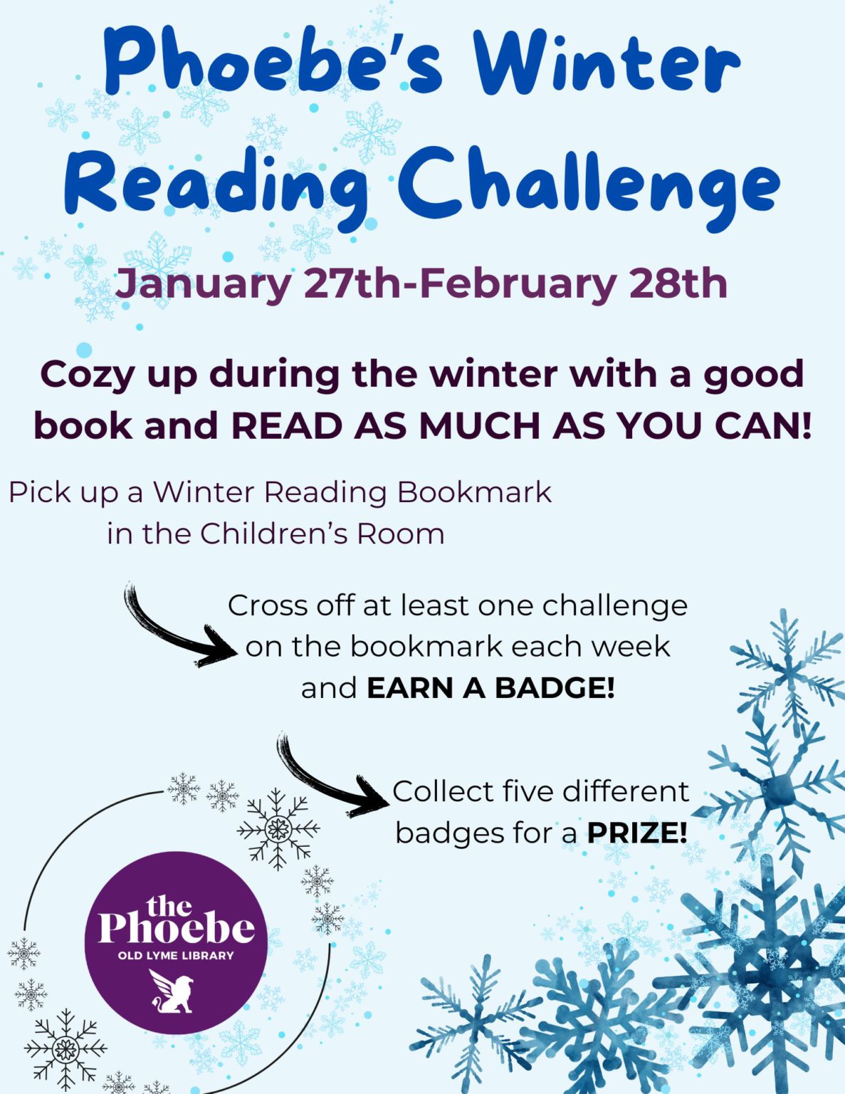 Winter Reading Challenges for Children and Teens - Old Lyme Phoebe Griffin Noyes LibraryOld Lyme ...