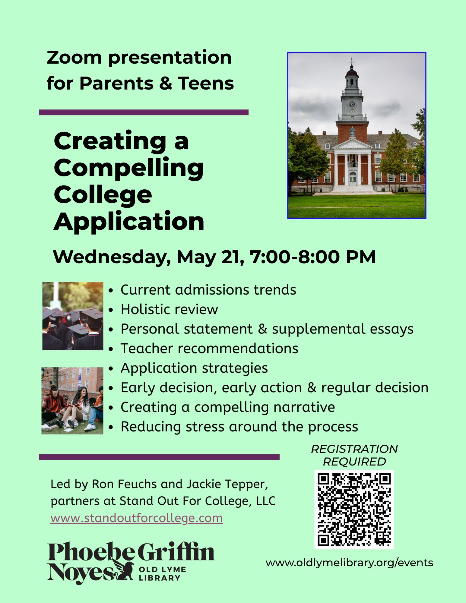 Creating a Compelling College Application: Virtual Program for High ...