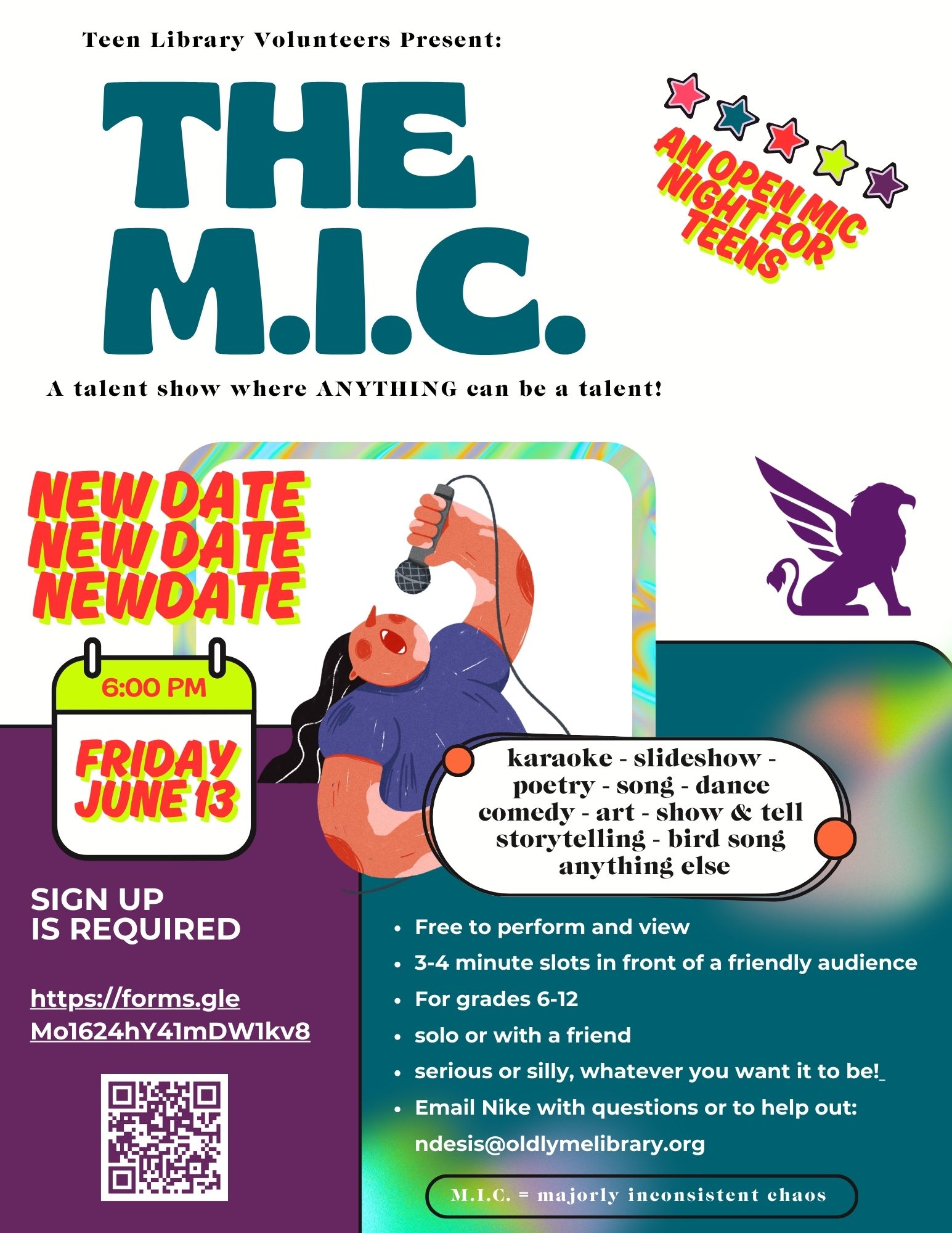 The M.I.C. – Friday, June 13 at 6:00pm - Old Lyme Phoebe Griffin Noyes ...