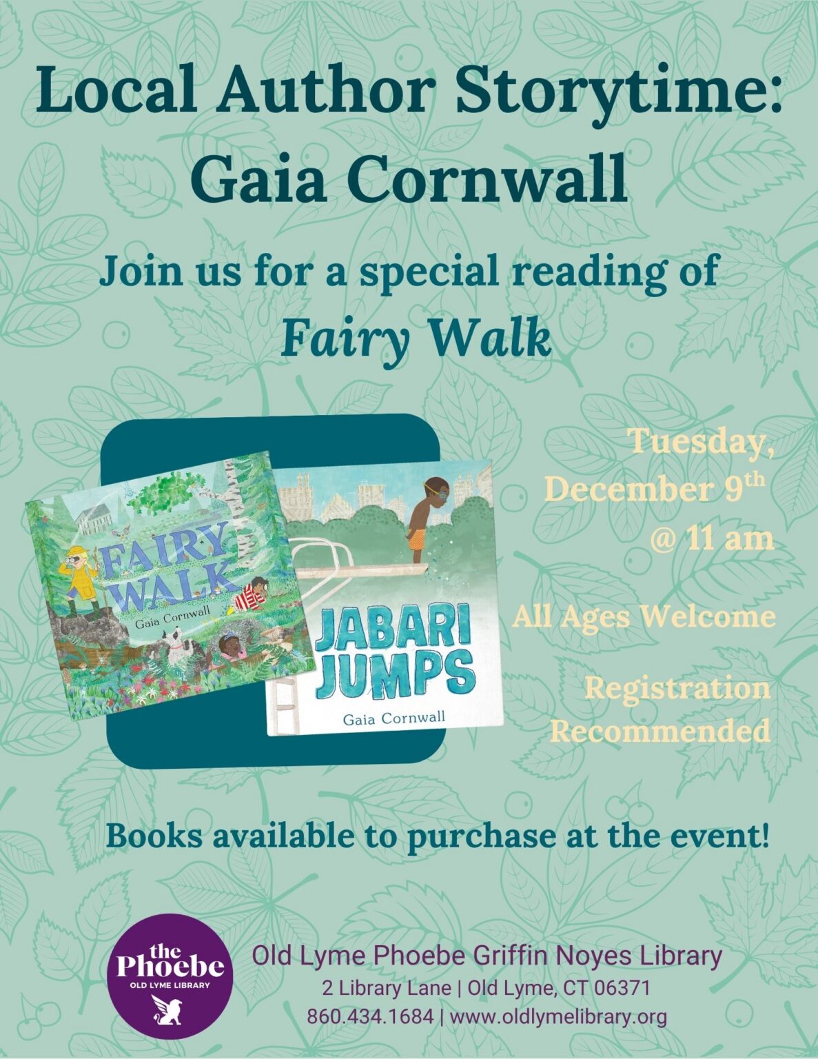 Local Author Storytime with Gaia Cornwall – Tuesday, December 9 at 11 ...