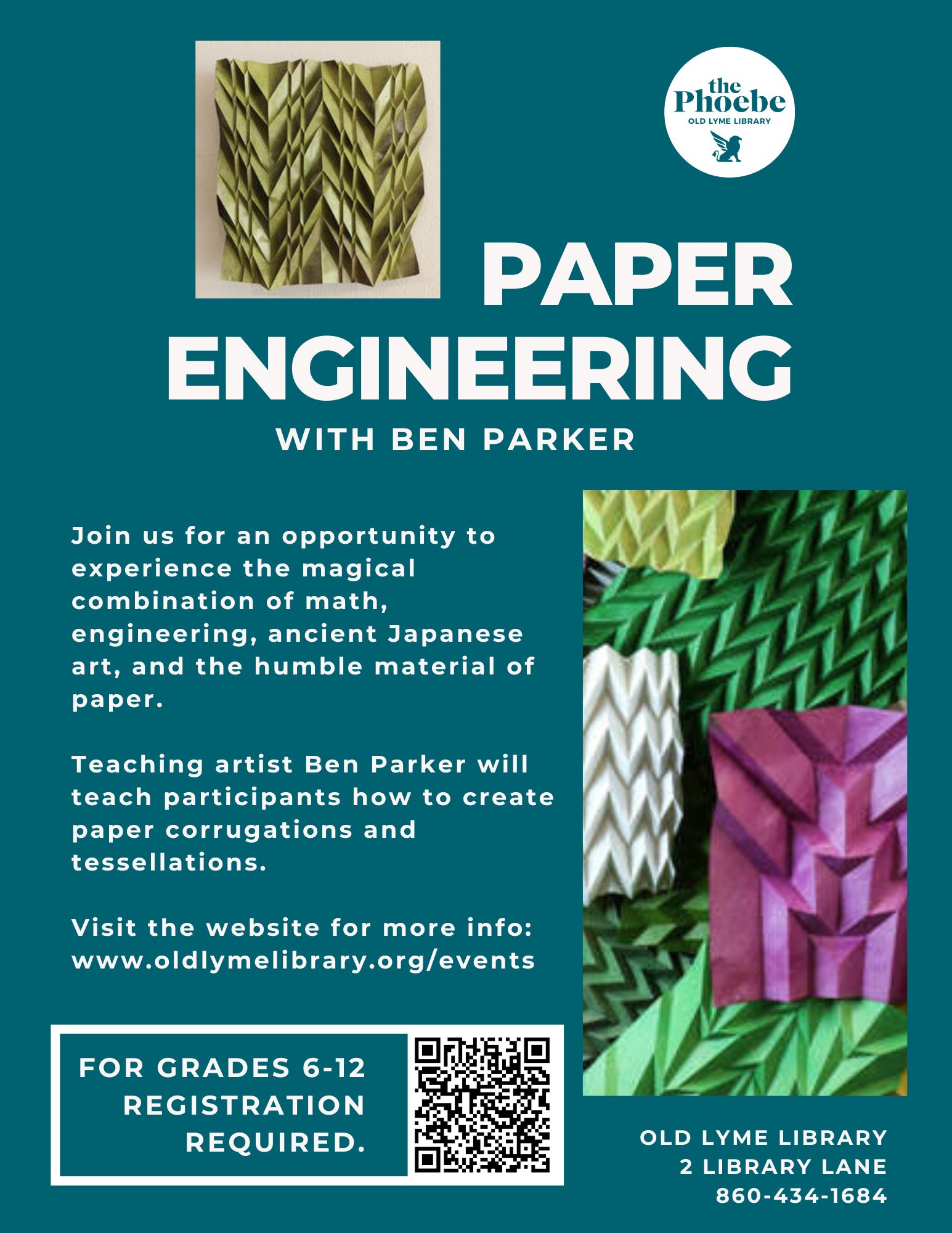 Paper Engineering with Ben Parker – Friday, January 30 at 2:30pm - Old ...